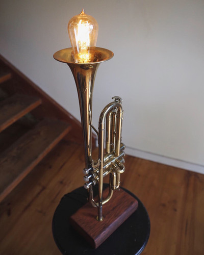 Brass Trumpet Lamp | Upswitch