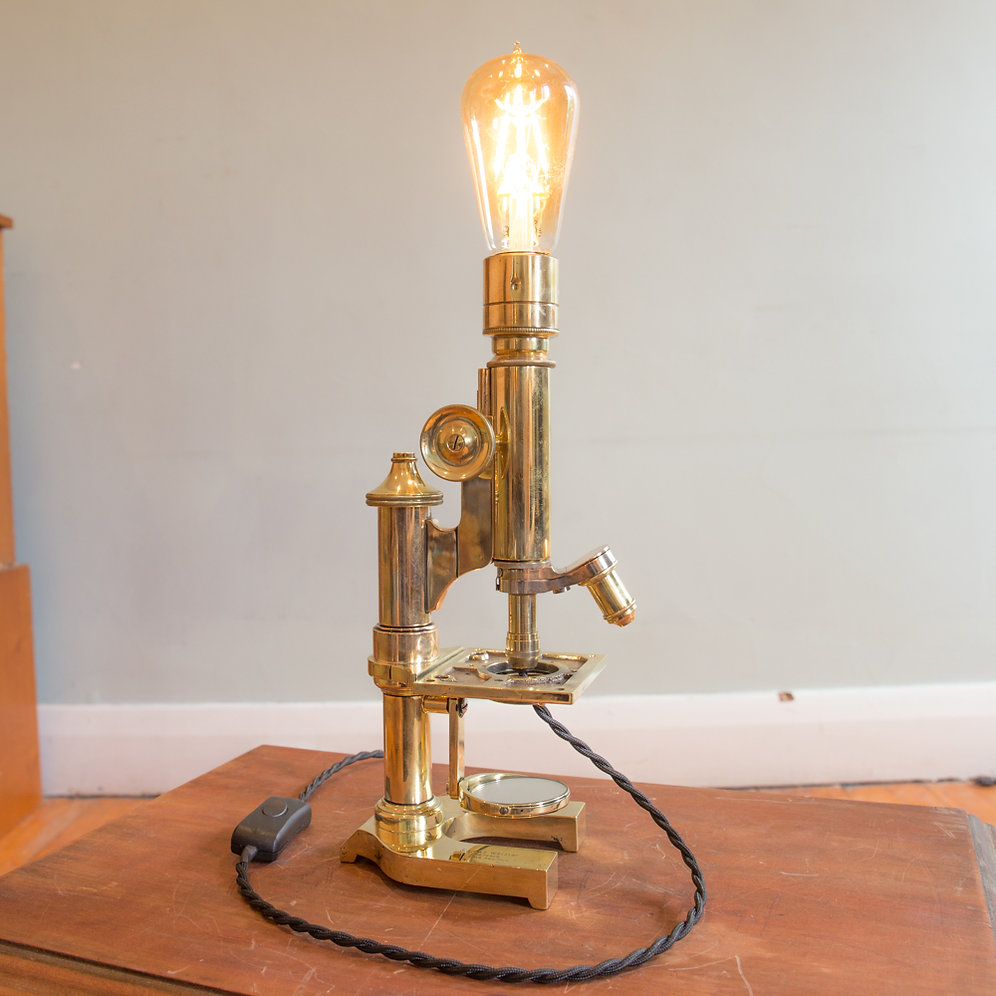 c1900's Leitz All Brass Microscope | Upswitch