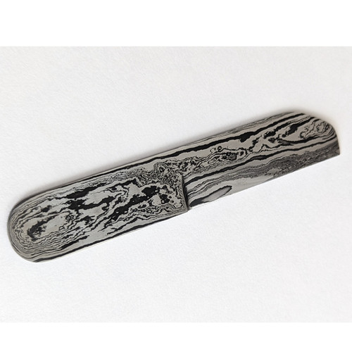 PATTERN WELDED DRAW GAUGE BLADE | Abeyta Bladeworx