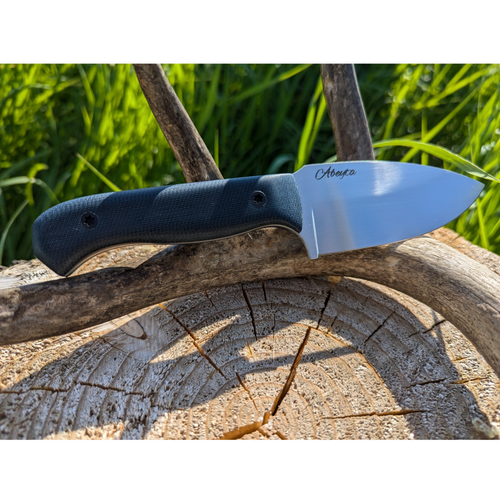 DROP-POINT KNIFE- STAINLESS | Abeyta Bladeworx