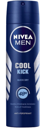 Nivea Cool Kick Quick Dry Spray Anti Perspirant 150ml | European ...