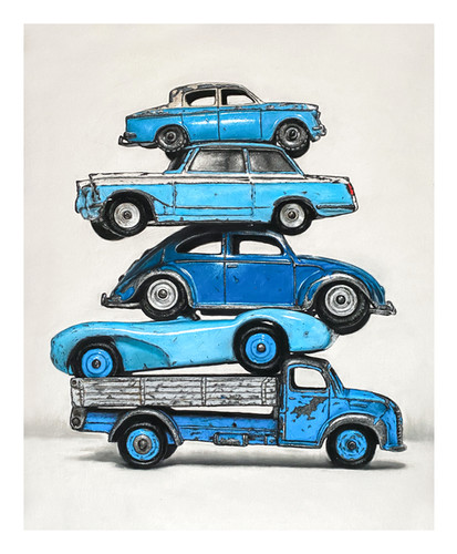 Balancing Act Blue | ianrawlingstudio