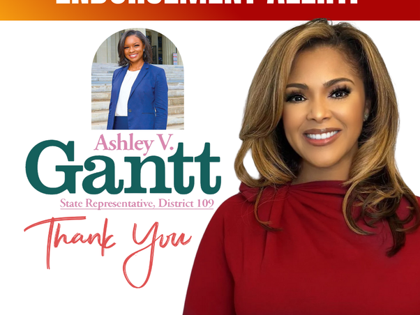 State Representative Ashley Gantt Endorses Loreal Arscott