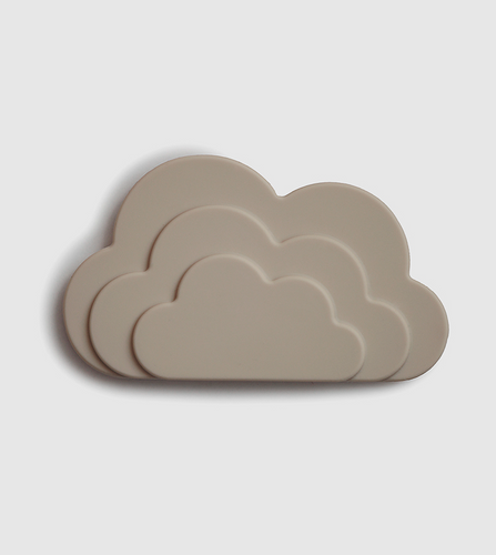 Mushie Silicone Cloud Teether Beige | Meraki Moraki