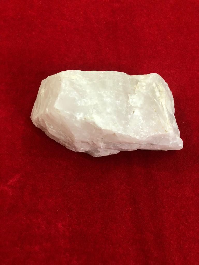 White top agate raw crystal Gautam