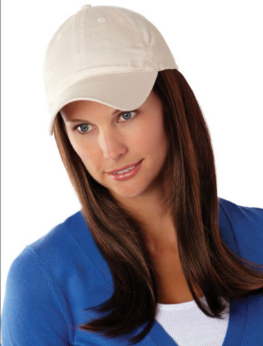 Long Hat long hair (comes in beige or black cap) | Thewigdr