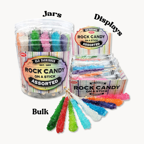 Rock Candy on a Stick | Espeez Candy