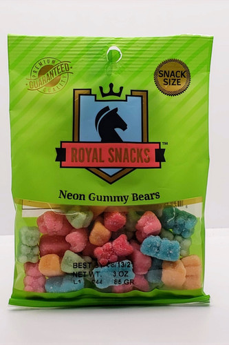 Neon Gummy Bears | Royal Snacks Inc
