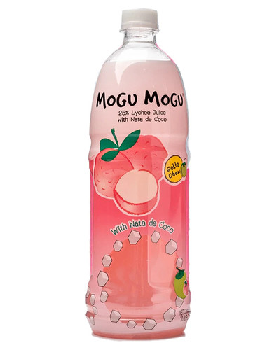 Mogu Mogu 25% Lychee Juice with Nata de Coco (Big) | CEE