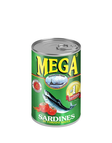 Mega Sardines in Tomato Sauce - Regular Green | CEE