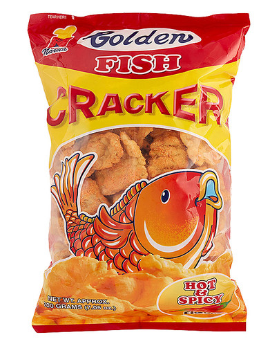 Golden Fish Cracker Hot & Spicy Flavor | CEE