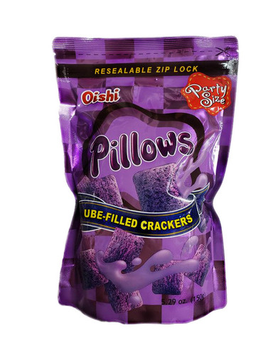 Oishi Pillows Ube Filled Crackers | CEE