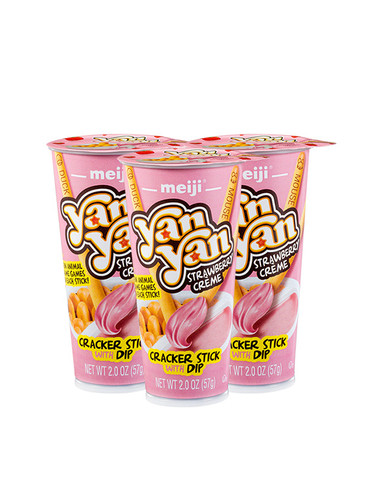 Meiji Yan Yan Strawberry Cream Snacks | CEE