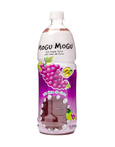 Mogu Mogu Grape Flavored Drink with Nata de Coco (Big) | CEE