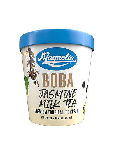 Magnolia Ice Cream Jasmine Milk Tea With Boba (Pint) | CEE