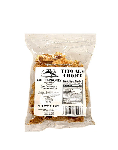 Tito Al's Pork Crackling (Chicharones) Salt & Vinegar (Small) | CEE