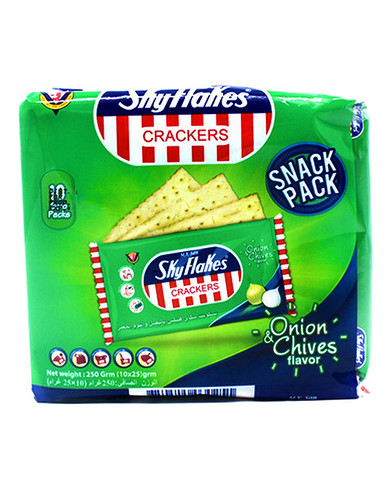 M.Y. San Skyflakes Crackers Onion & Chives in Handy Pack | CEE