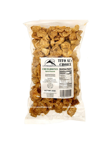 Tito Al's Pork Crackling (Chicharones) Garlic (Big) | CEE