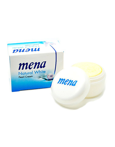 Mena Natural White Pearl Cream (Blue) | CEE