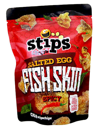Stips Chips - Salted Egg Fish Skin Spicy (Big) | CEE