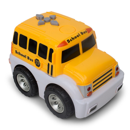 Mini Electric School Bus - Bump and Go Action - Red Lights and Sounds ...