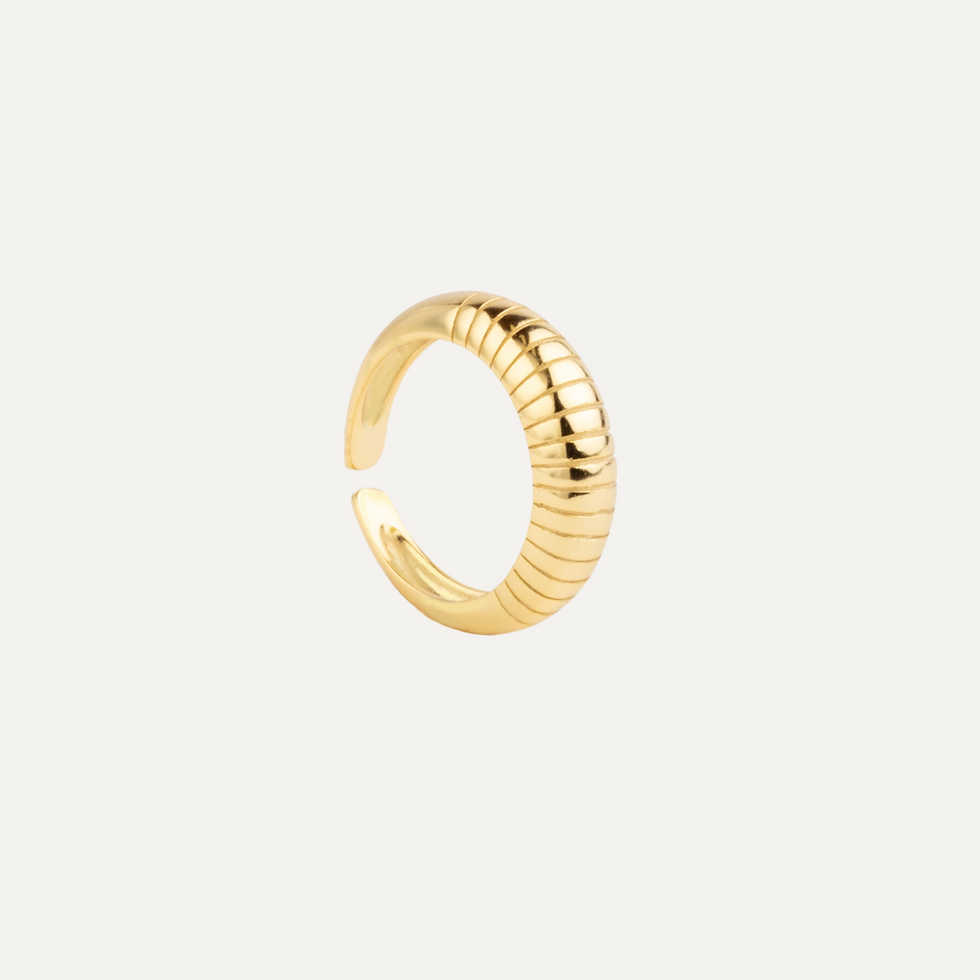 Gold vermeil ring - Pretty Pearls classic Statement Ring