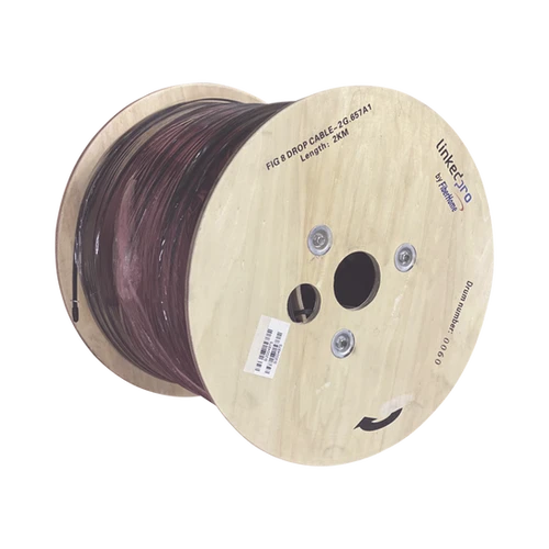 Cable de Fibra Óptica Monomodo 2 Hilos Aérea Mini Figura 8 Tipo Drop G.657A