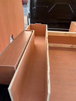 Bespoke Wooden Van Shelving | Made to Order | False Floors
