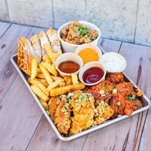 Fried Chicken Platter | Double Dribble Catering Christchurch
