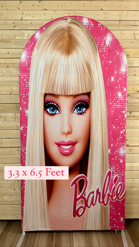 Barbie Backdrop Rent | AMC Party Creations