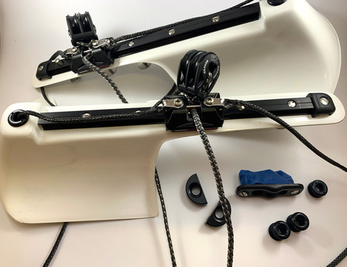 DogTracks - Etchells Jib Track System - fully assembled | Sailing.Dog