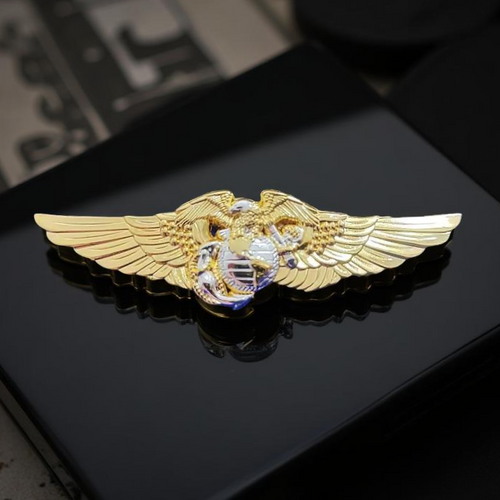 US Marine Corps style Wings W/ Embattled EGA Annodized | 0241Tactical