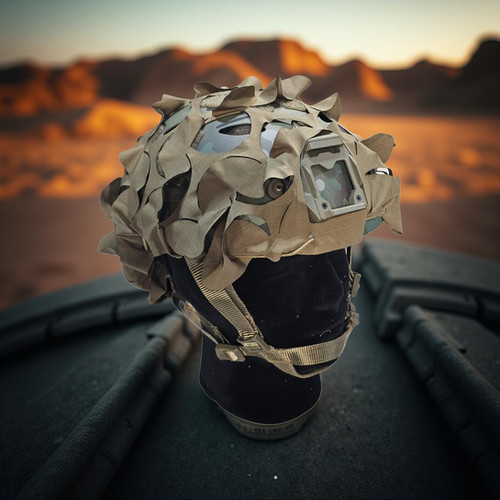 HELMET SCRIM COYOTE BROWN | 0241Tactical