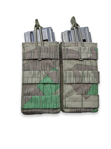 Double MOLLE AR/AKMagazine Pouch German Splinter | 0241Tactical