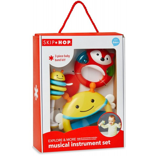 Skip Hop E&M Musical Instrument 3pc Set | Bundle of Joy