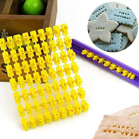 Alphabet letter stamp set | BakeAssist