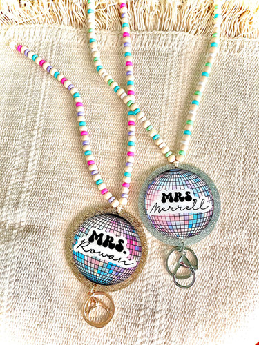 Disco Ball Classroom Theme • Scool Teacher Break-Away Lanyards ...