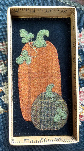 Ruler Box Rectangle Woolies - Pumpkins | Me & My Stitches