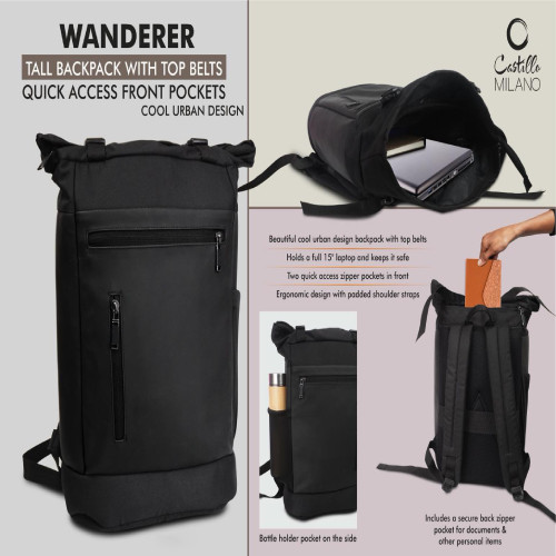 Wanderer: Tall Backpack | TotalSmart Gifts