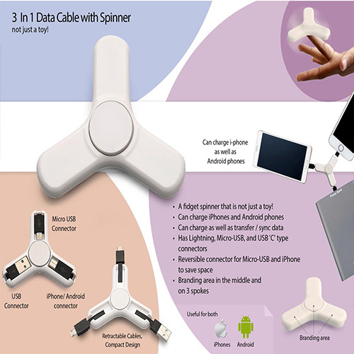 Spinner Data Cable | TotalSmart Gifts