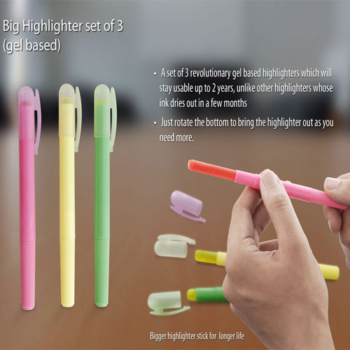 Big Highlighter set of 3 | TotalSmart Gifts
