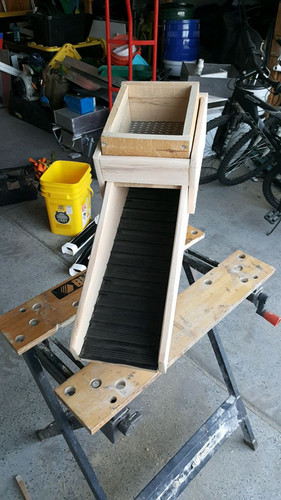 Rocker Box | Gold Prospecting Equipment AZ-rockerbox 1/2" screen