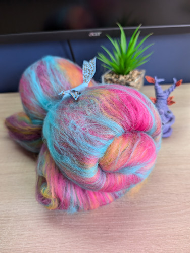 Mermaid Fibre Art Batt 100g | Craft And A Cuppa