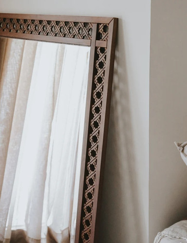 Cumbra - Grand Arabesque Wood Mirror | Maison Tarbouche