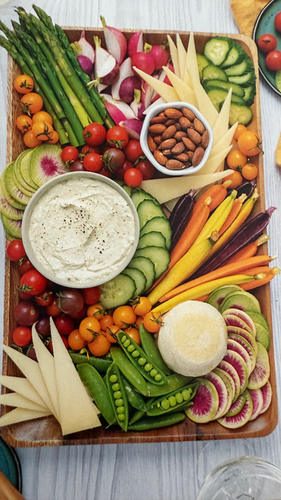Vegetable Charcuterie board | NBT Sailing Charters