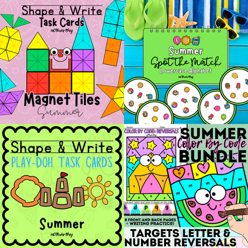 Summer Occupational Therapy OT Activities Bundle Fine Visual Motor ...