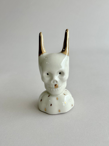 Skull Salt and Pepper Shaker | emleestudioLLC