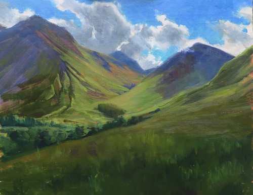Glencoe Scotland - Original Oil Painting | Jan Jewell