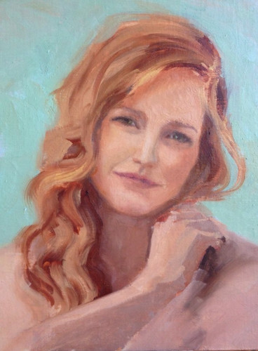 Portrait of Maia - Original Oil Painting | Jan Jewell