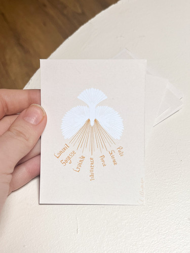 Signet Confirmation - 7 dons de l'Esprit Saint | Cl Illustration